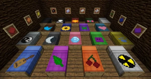 Мод MultiBeds для Minecraft 1.21.1, 1.20.4, 1.19.4, 1.16.5 скачать на ПК