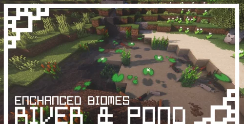Текстуры Enchanced Biome: River & Pond для Minecraft 1.16.5, 1.15.2, 1. ...