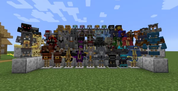 Мод MC Dungeons Armors для Minecraft 1.20.1, 1.19.3, 1.18.2, 1.16.5 ...